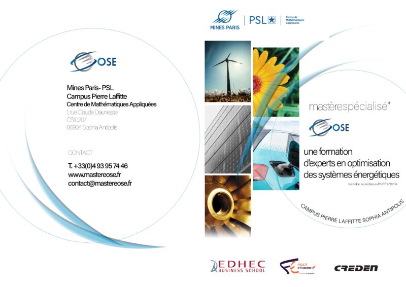 Plaquette de la formation - Mastere OSE
